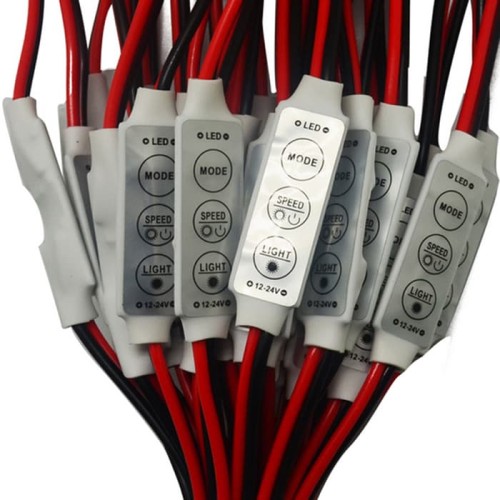 Modul Led Mini Dimmer Controller Kedip Strobo 6 Mode 6 Speed 12-24V 6A ...