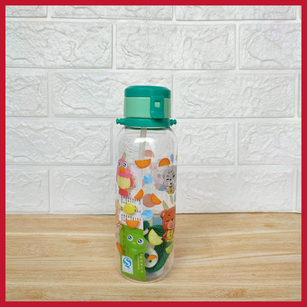 Botol Anak - Anak Lucu 480ML Tali Panjang Cocok Buat Anak Sekolah Botol ...