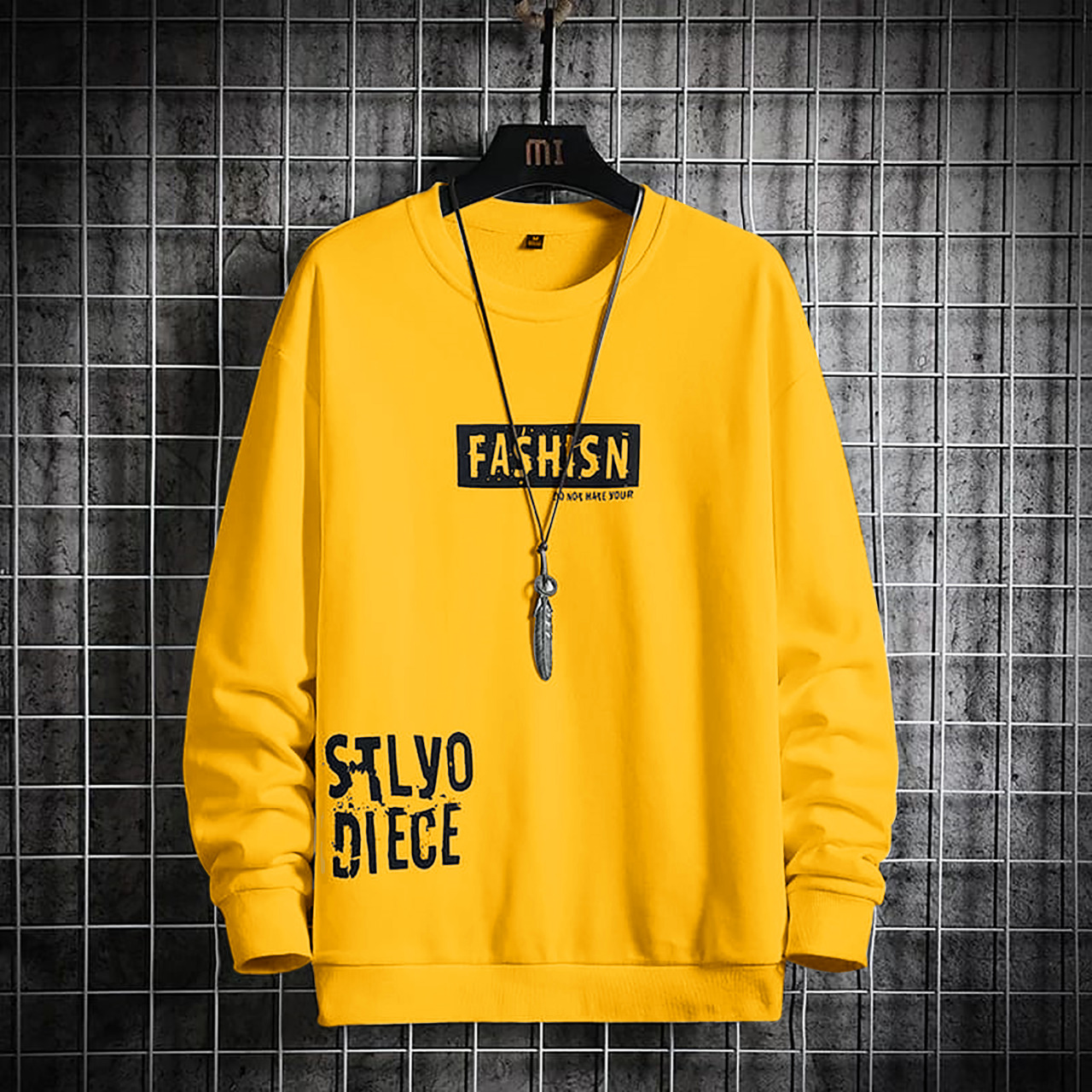 Baju Sweater Panjang Sweeatshirt Pria Fandy | Lazada Indonesia
