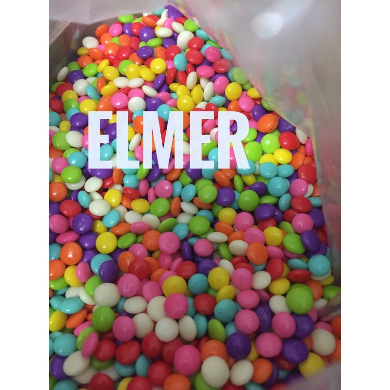 Elmer Choco Chips Rainbow Coklat Butir warna warni Chip repack 250gr ...