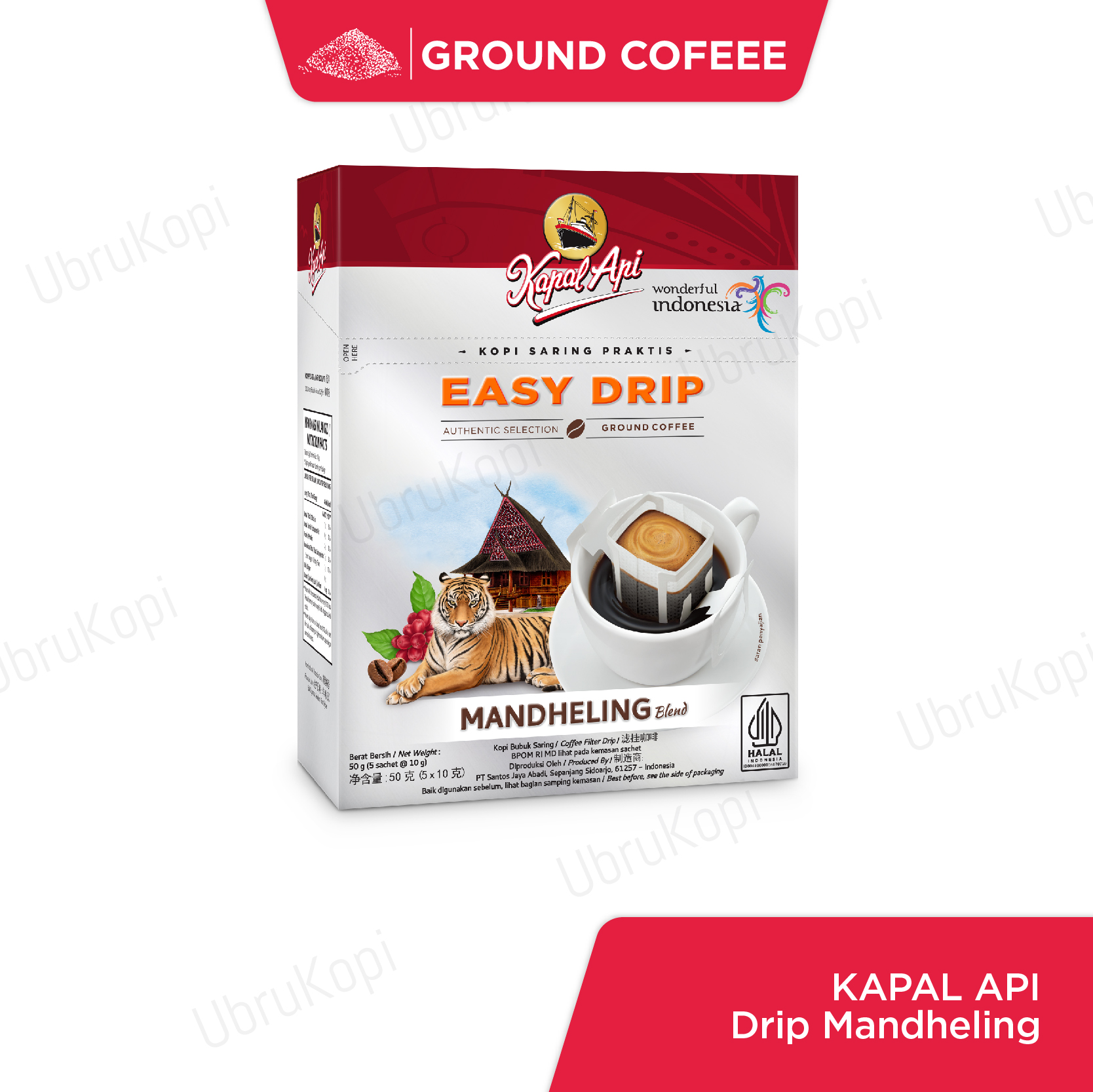 Kapal Api Drip Mandheling Blend 5S x 10G | Lazada Indonesia