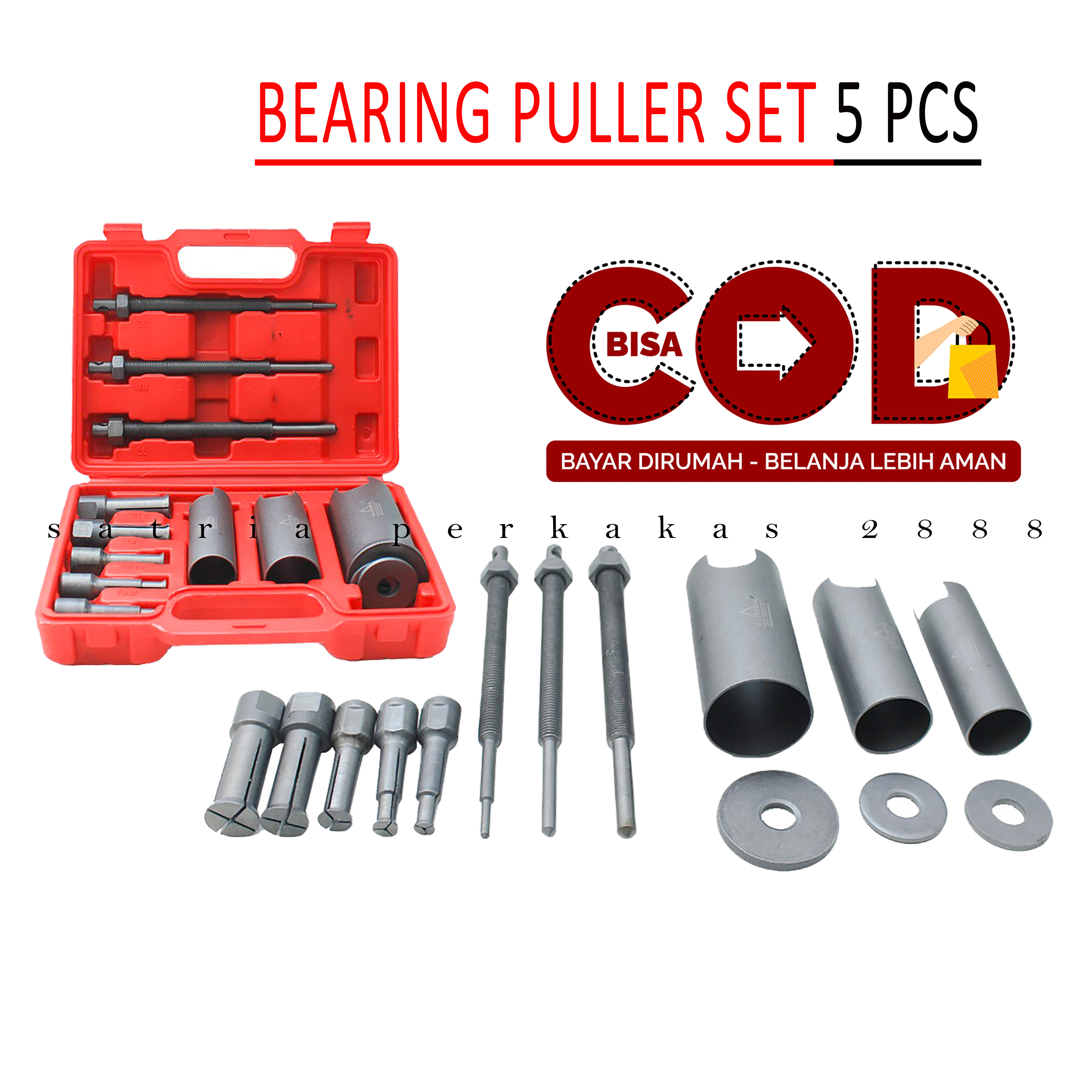 Treker Bearing Set 5 pcs YUKIDO - Treker Lepas Bearing | Alat Pembuka ...