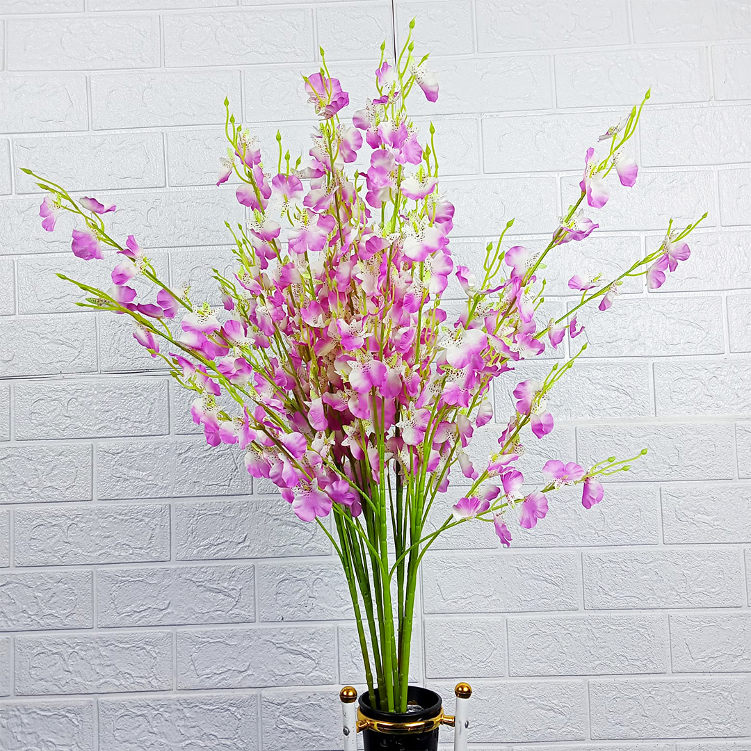 Sampai7an PBP152 / Tanaman Bunga Orchid Tangkai Plastik Ornamen Hias ...