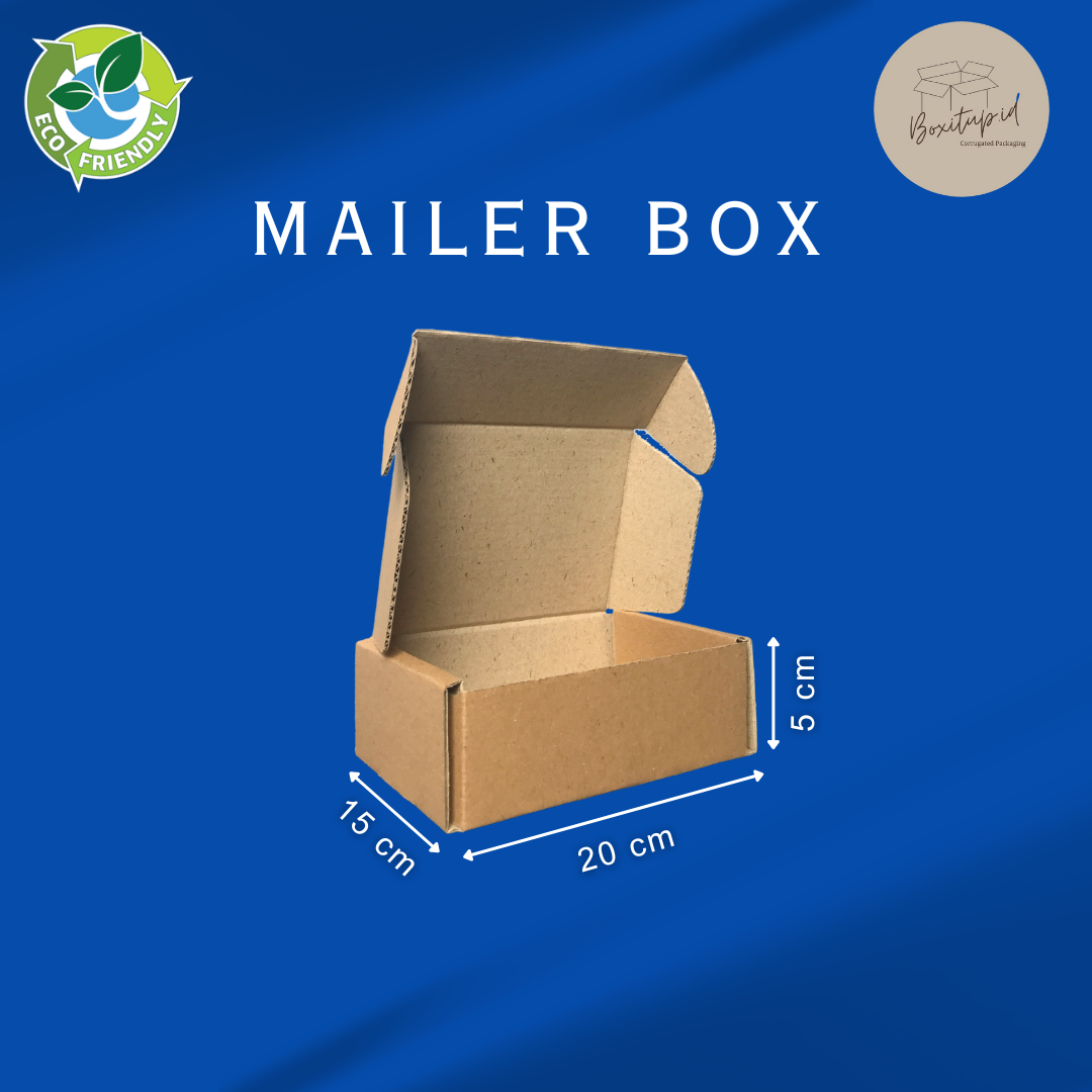 Mailer Box 20x15x5cm Side Lock Kotak Kardus Karton | Lazada Indonesia