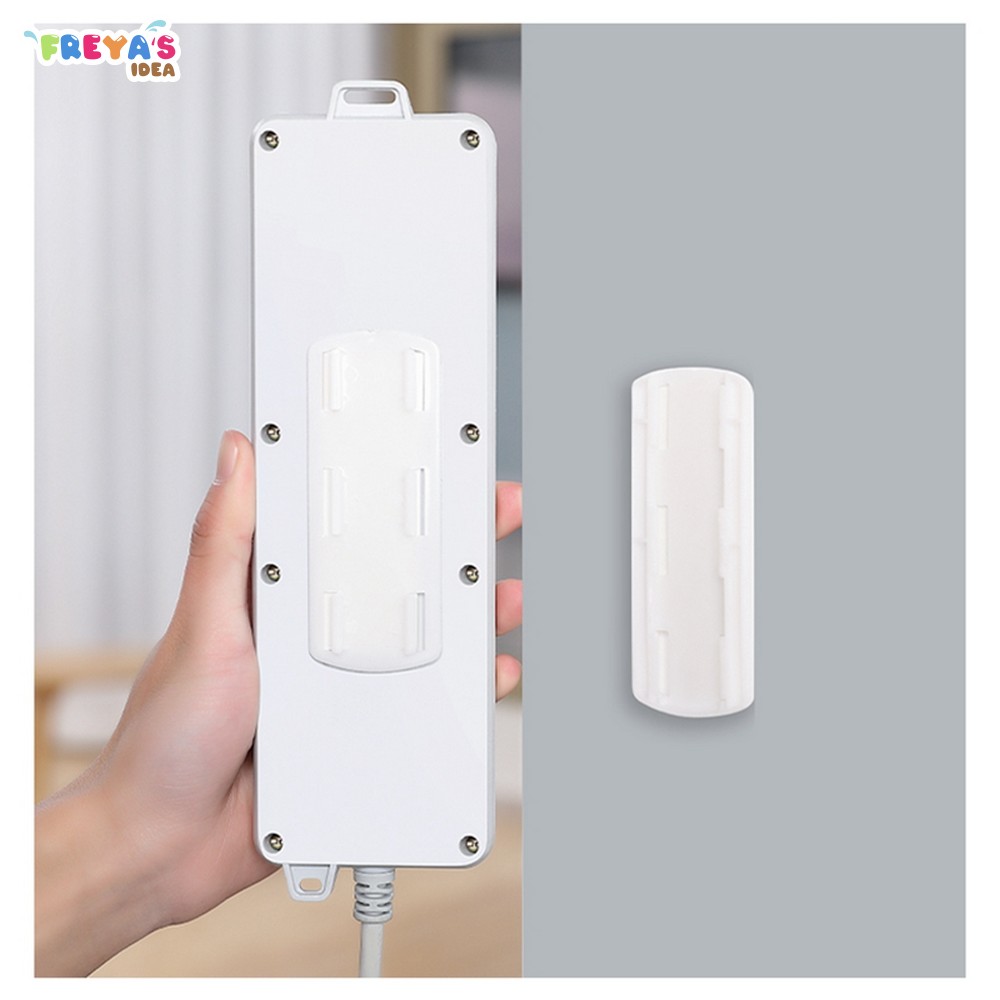 FR-C246 Holder Stop Kontak Gantungan Colokan Listrik Double Tape Hook ...