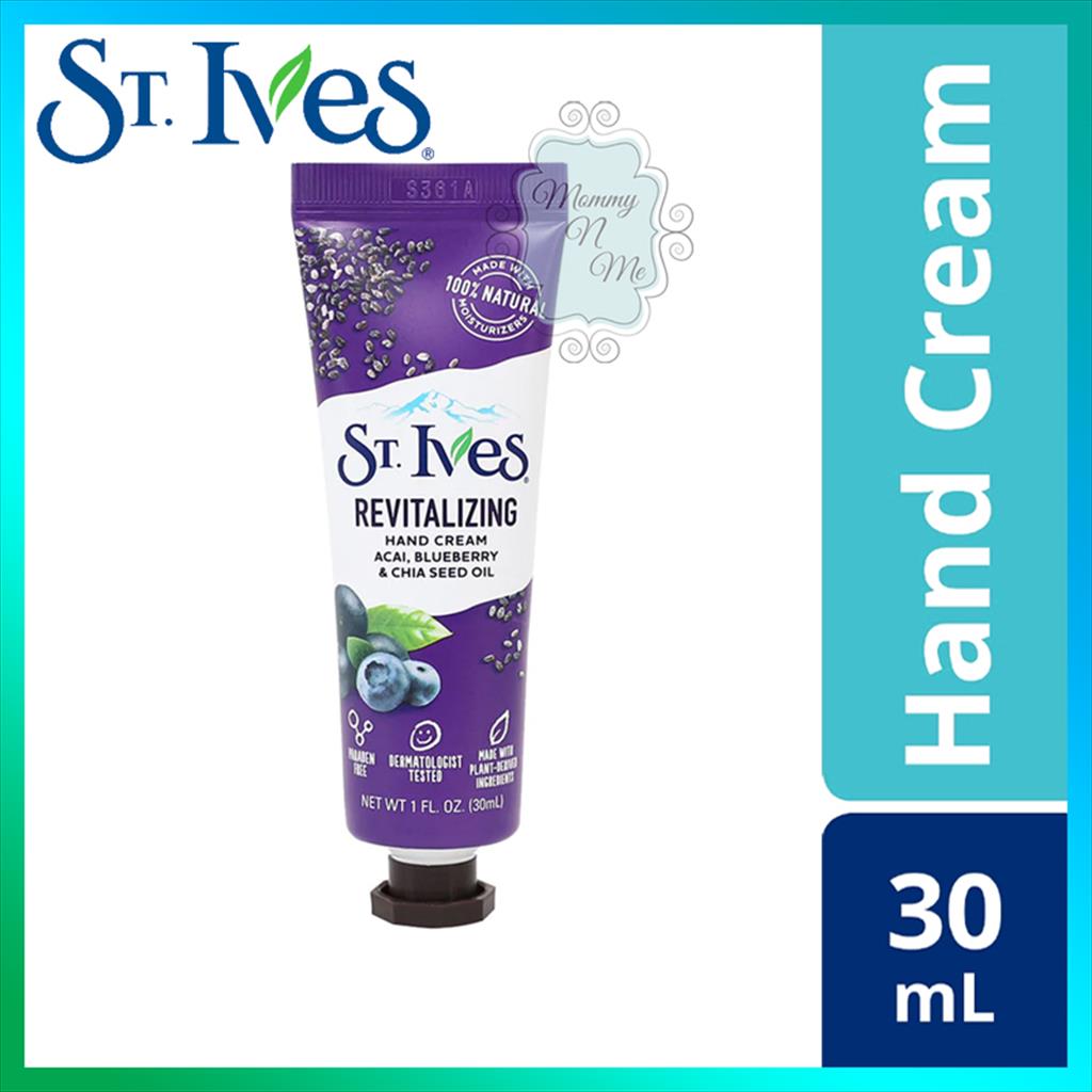ST IVES HAND CREAM 30ml REVITALIZING ACAI, BLUEBERRY & CHIA SEED ...