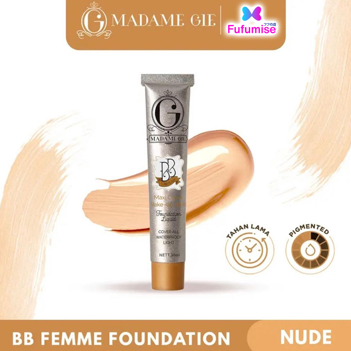 Madame Gie BB Femme Foundation Liquid - MakeUp | BB Cream | BB Liquid ...