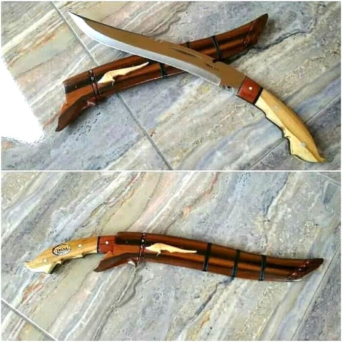 Pisau cibatu zelsa asli ranting kayu bambu dll baja per siap pakai dan ...