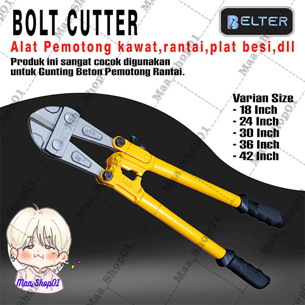 Gunting Beton Pemotong Rantai Bolt Cutter 30" Inch Inci Camel 30 inch ...