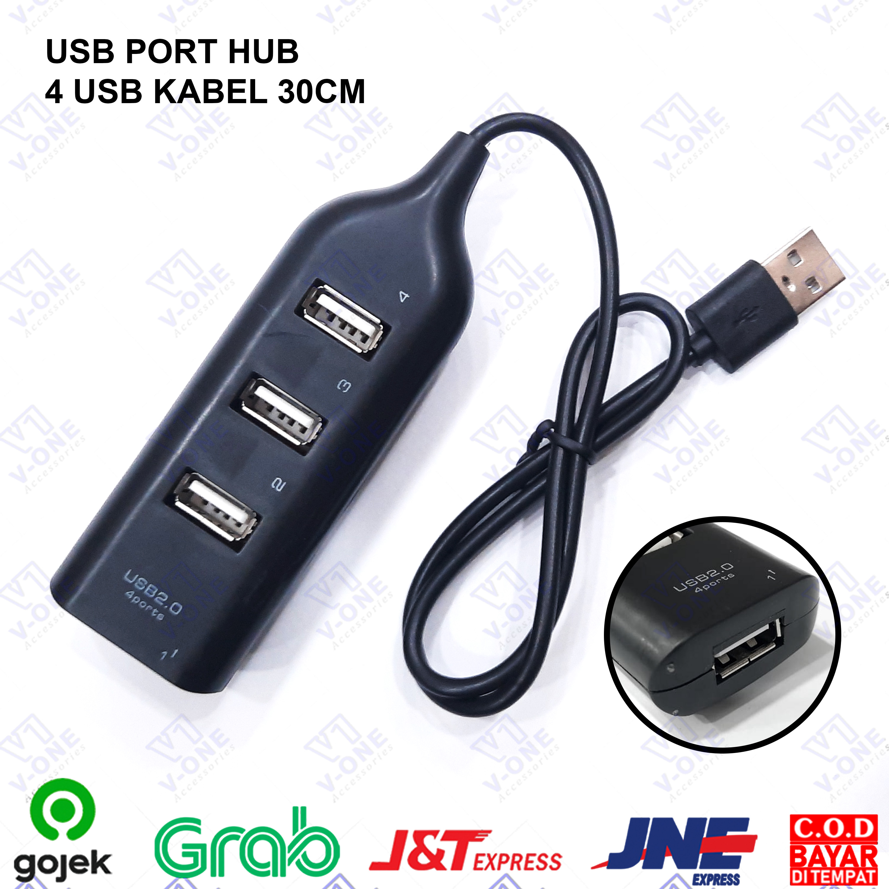 USB HUB 4 PORT / USB HUB / USB HUB 4 PORT PANJANG KABEL 40CM | Lazada ...