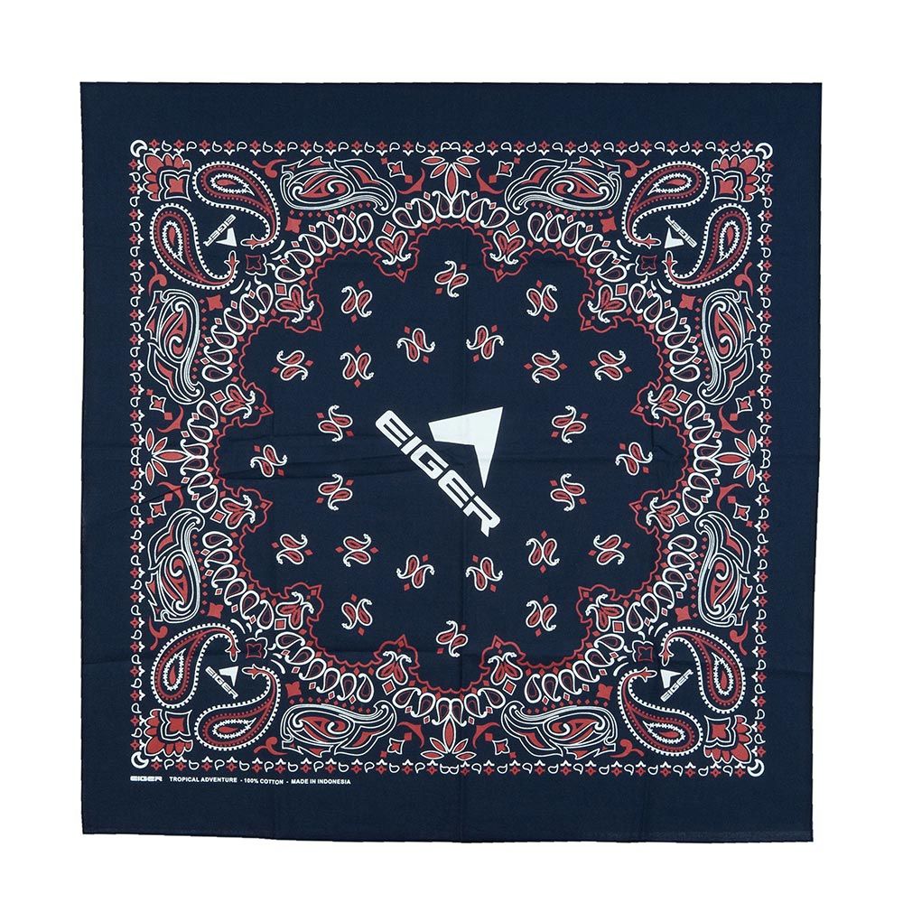 EIGER UNION PAISLAY 1.0 BANDANA - NAVY | Lazada Indonesia