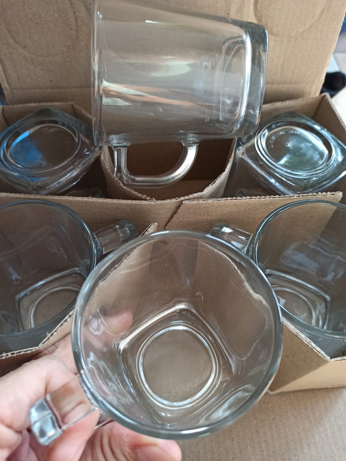 Turkey Gelas Kaca 6 pcs Free Bubble Tiap gelas / Gelas Cafe / Gelas ...