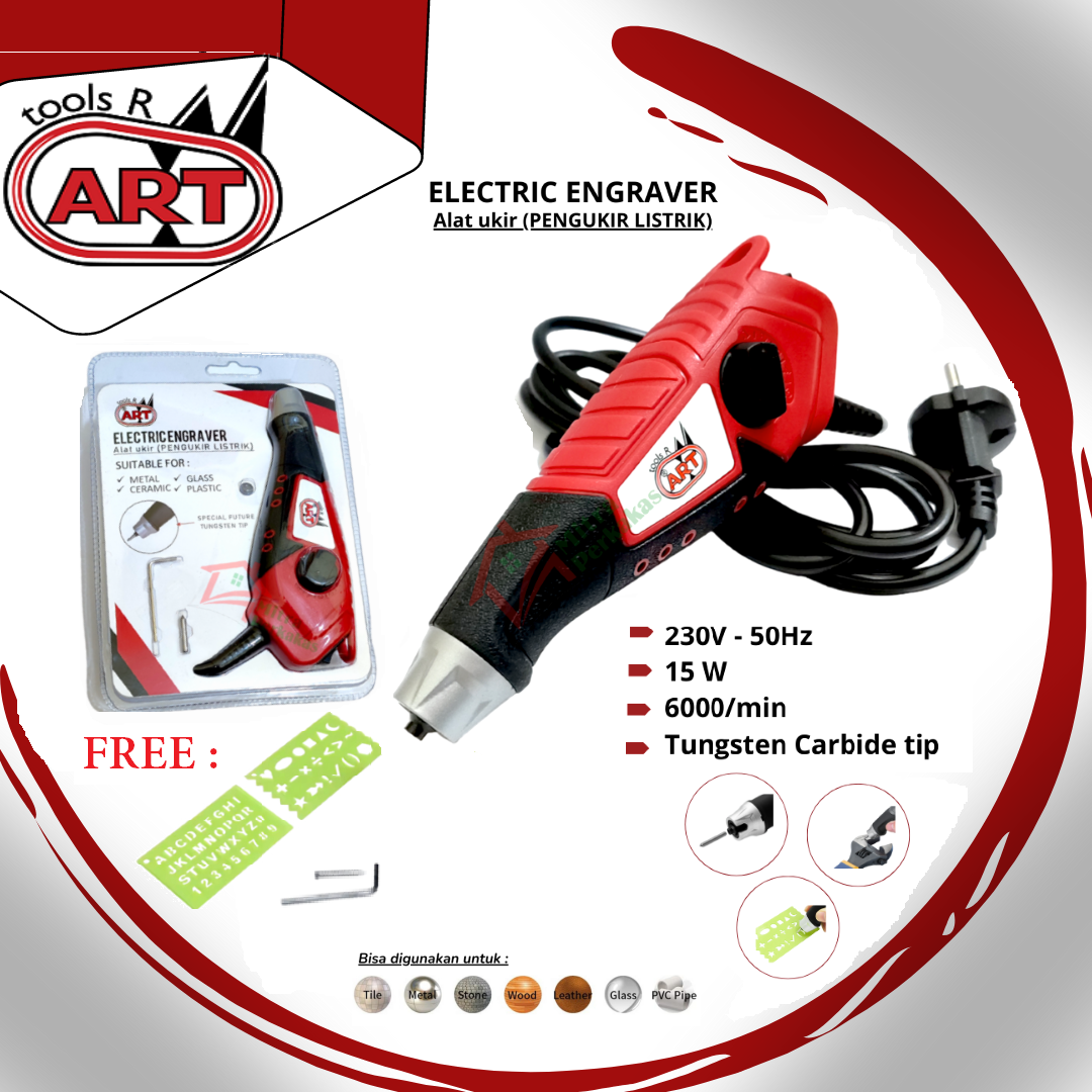 Alat Gravir Ukir Elektrik Listrik Nama Giok Batu Kaca Besi Akrilik Kayu ...