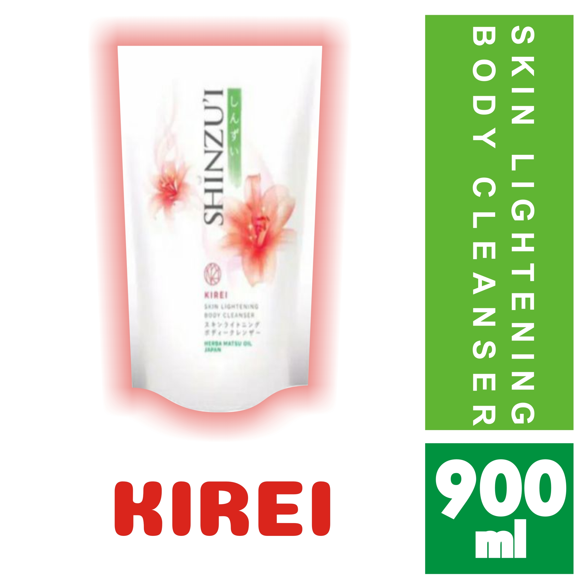 SHINZUI Lightening Body Wash Cleanser Sabun Mandi Cair Refill 420 900 ...