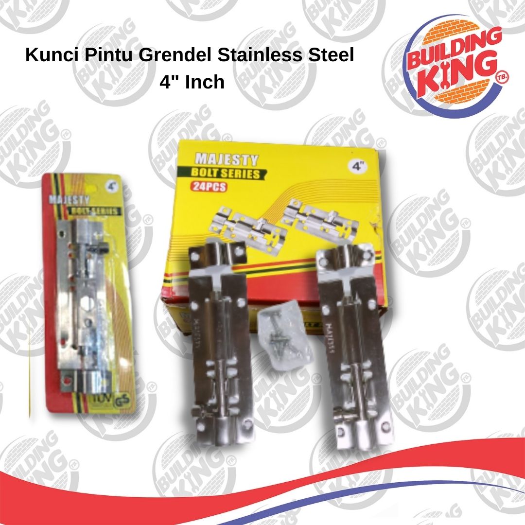 Grendel Aluminium Slot Pintu Jendela 4" 4 Inch Selot Alumunium 9 cm ...