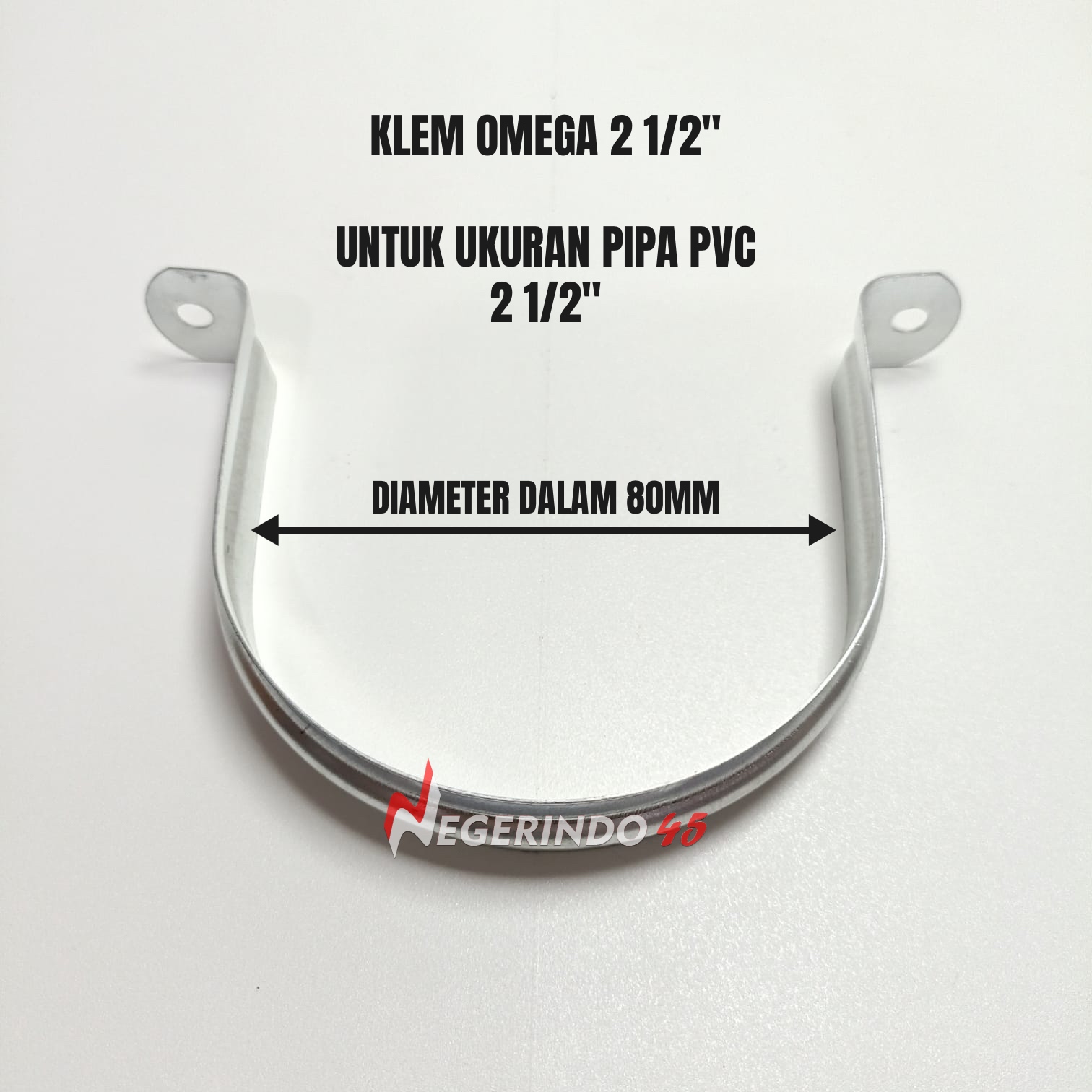 KLEM OMEGA 2" 2 1/2" 3" 4" CLAMPS OMEGA GALVANIS | Lazada Indonesia