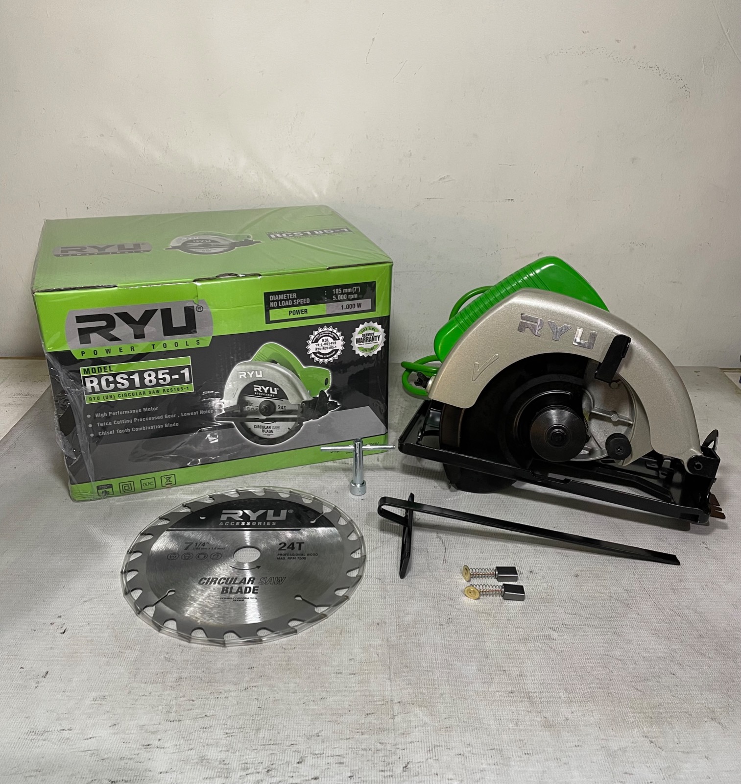 mesin potong kayu ryu / circular saw rcs 185-1 ryu / mesin potong ...