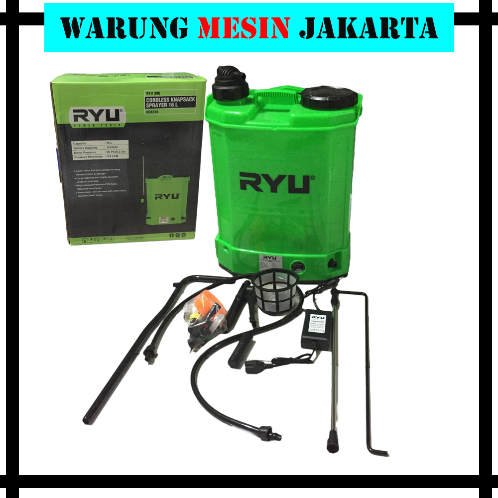 BY Japan Elektrik Sprayer HLP 3016 / 16 Liter Otomatis 2 IN 1 Semprotan ...