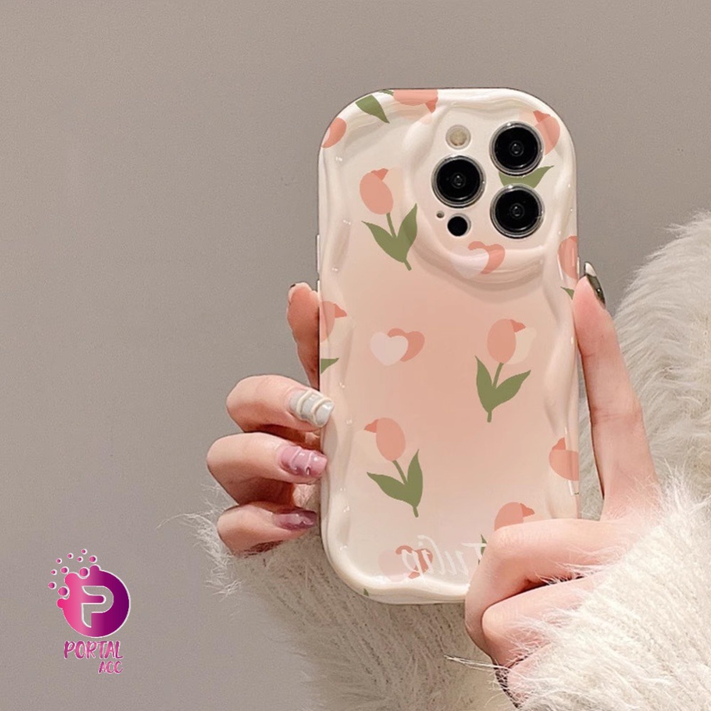 SS880 CASING SILIKON FLOWERS AESTHETIC UNTUK OPPO A1 A1K A3S A5 A5S A7 ...