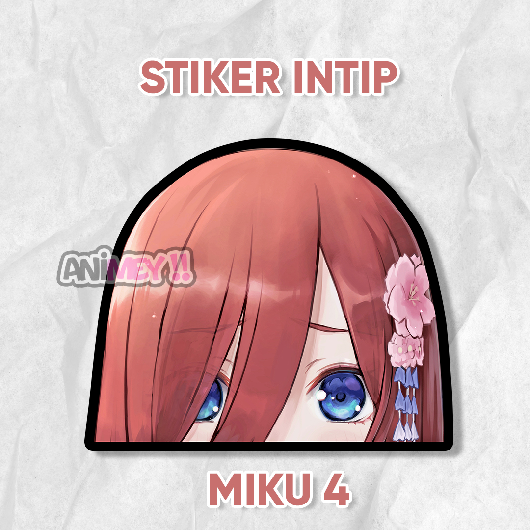 Stiker Intip Miku Nakano / Sticker Anime Waterproof | Lazada Indonesia