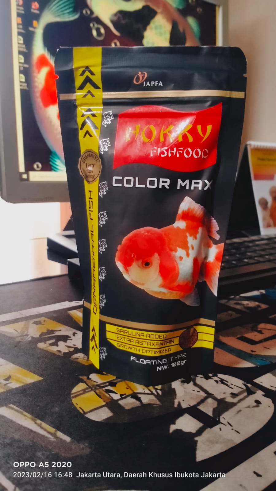 HOKKY FISH FOOD COLOR MAX 100GR FLOATING TYPE | Lazada Indonesia