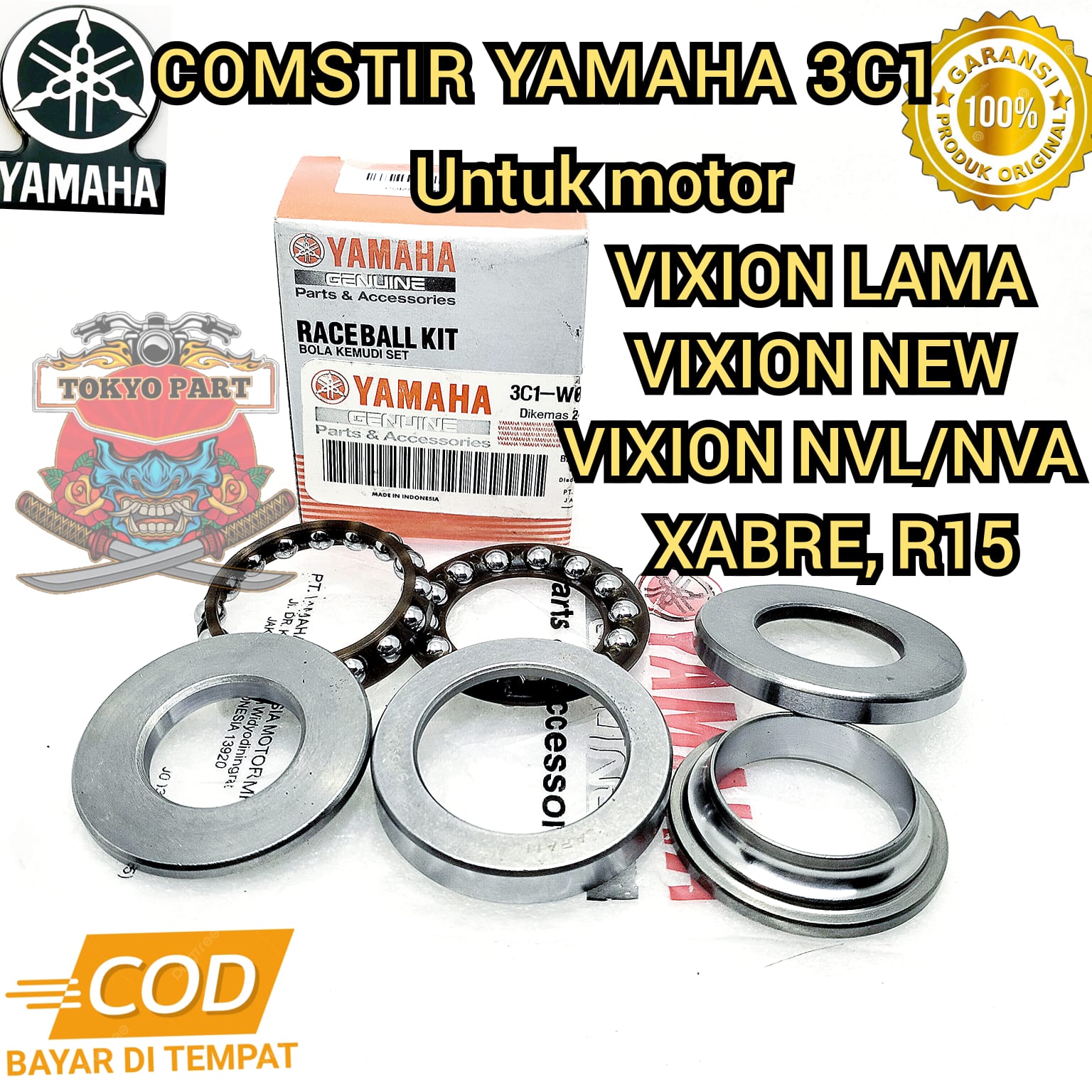 COMSTIR MANGKOK STANG YAMAHA 3C1 UNTUK MOTOR VIXION OLD VIXION NEW NVA NVL XABRE R15 | Lazada ...