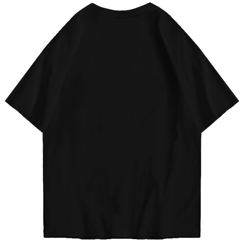 PREMIUM Oversized Tshirt Girl With Bear Black and White I Kaos Oversize ...