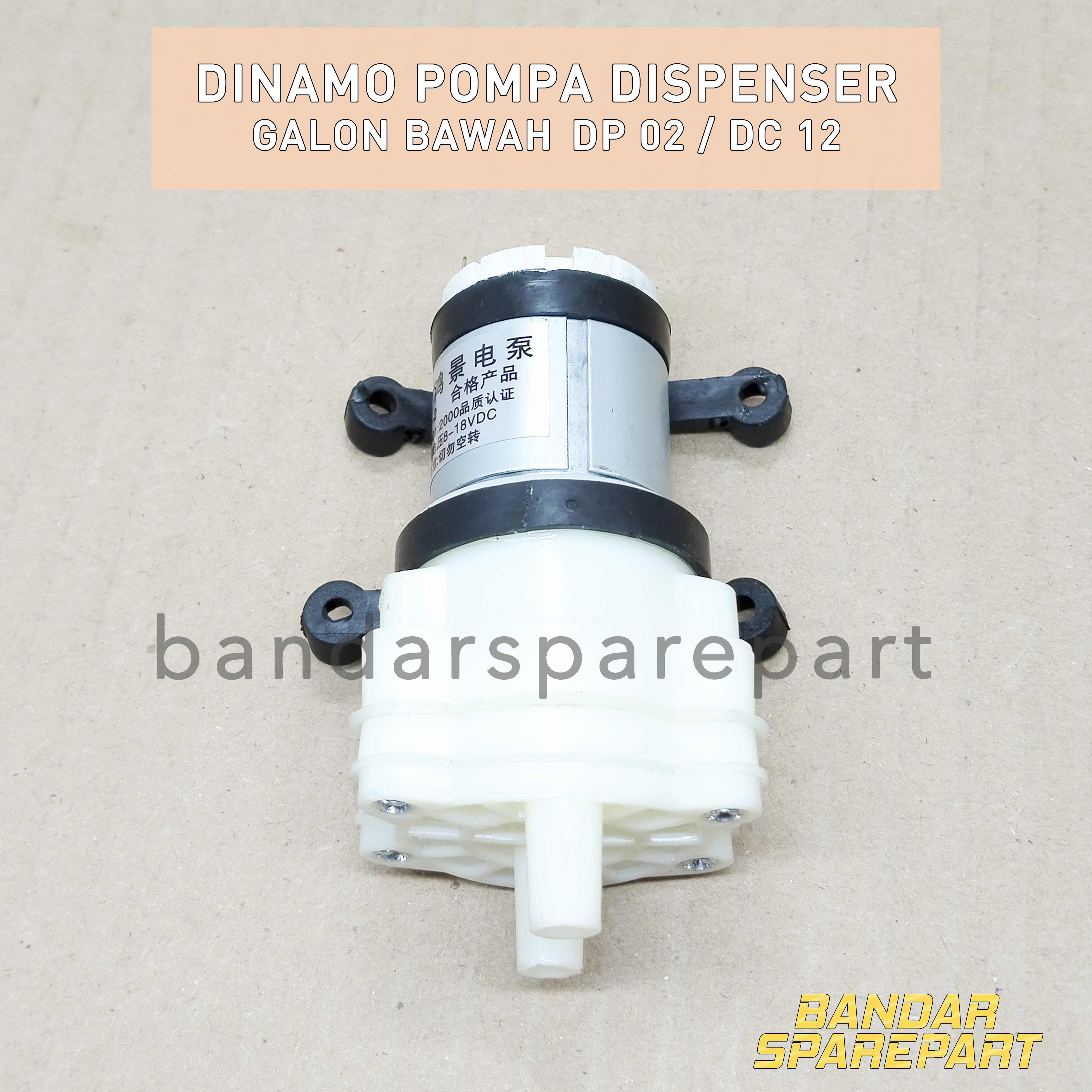 Dinamo Pompa Dispenser Bawah / Galon Bawah DP 02 / DC 12V Mini | Lazada ...