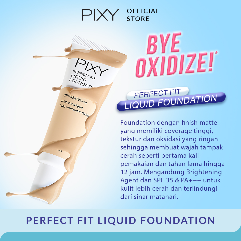 PIXY Perfect Fit Liquid Foundation | Lazada Indonesia