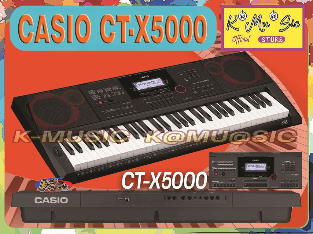 Casio Keyboard CTX-5000 CTX 5000 CTX5000 ORI paket full atau non paket ...