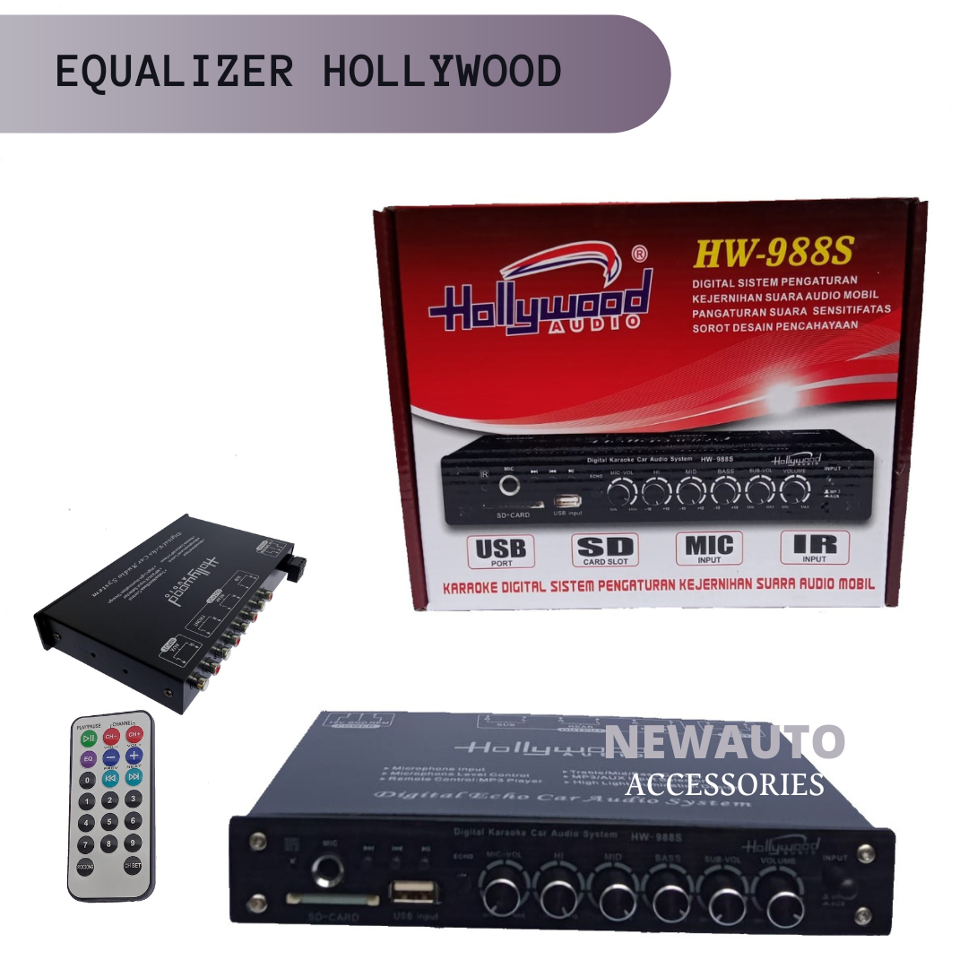 Parametrik equalizer Pre Amplifier Karaoke Usb Equalizer HOLLYWOOD ...