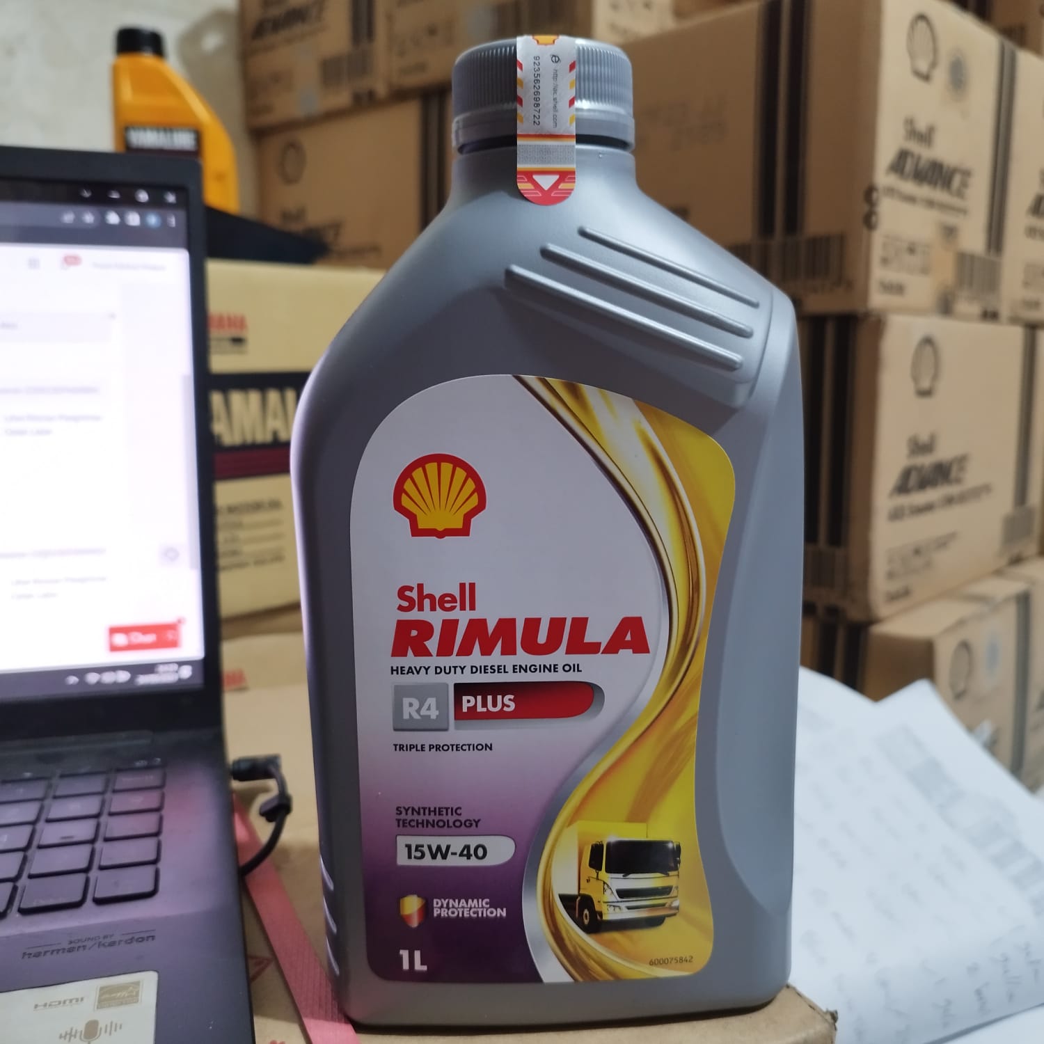Oli diesel. Shell rimula r4 1L 15w-40 | Lazada Indonesia
