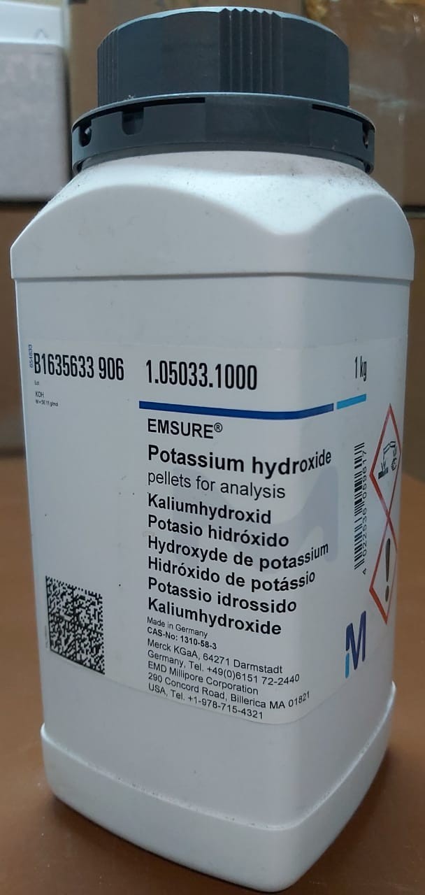 KOH Merck / Potassium Hidroxide / Kalium Hidroksida | Lazada Indonesia