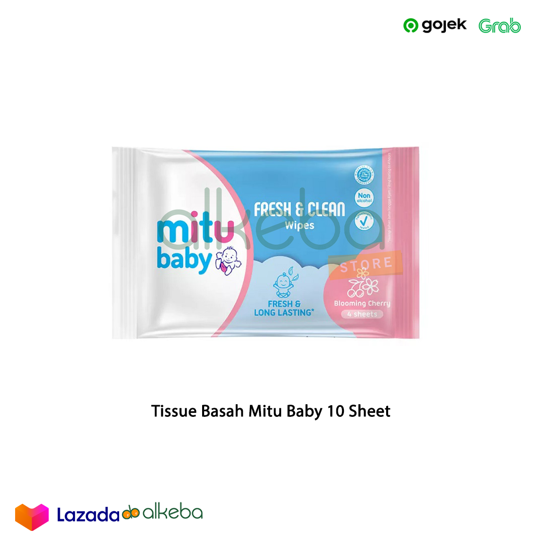 Tissue Basah Mitu Baby 10s Wipes Fresh and Clean | Lazada Indonesia