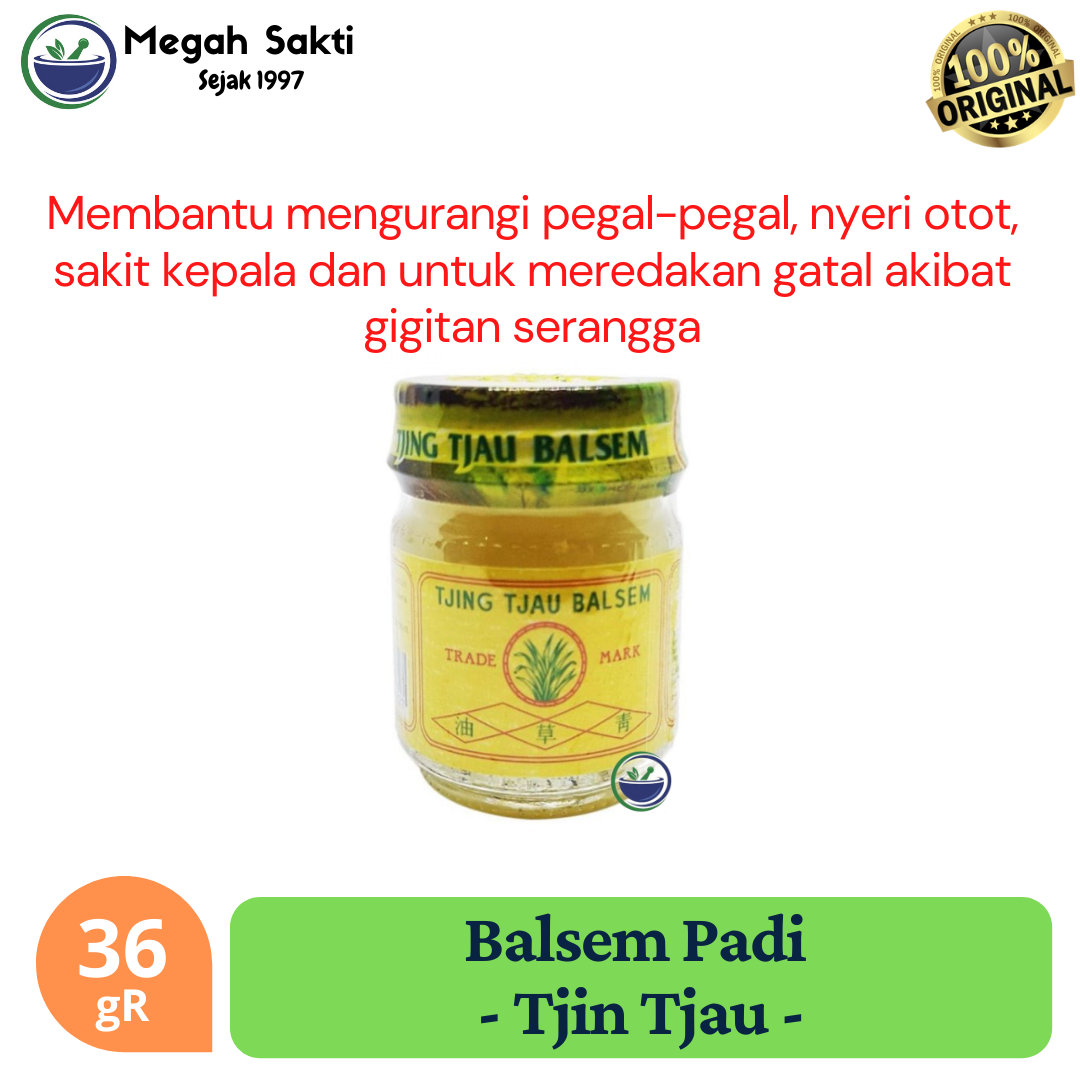 MTS - Balsem Cap Padi / Tjin tjau balsem 36 gR - Pereda nyeri otot dan ...