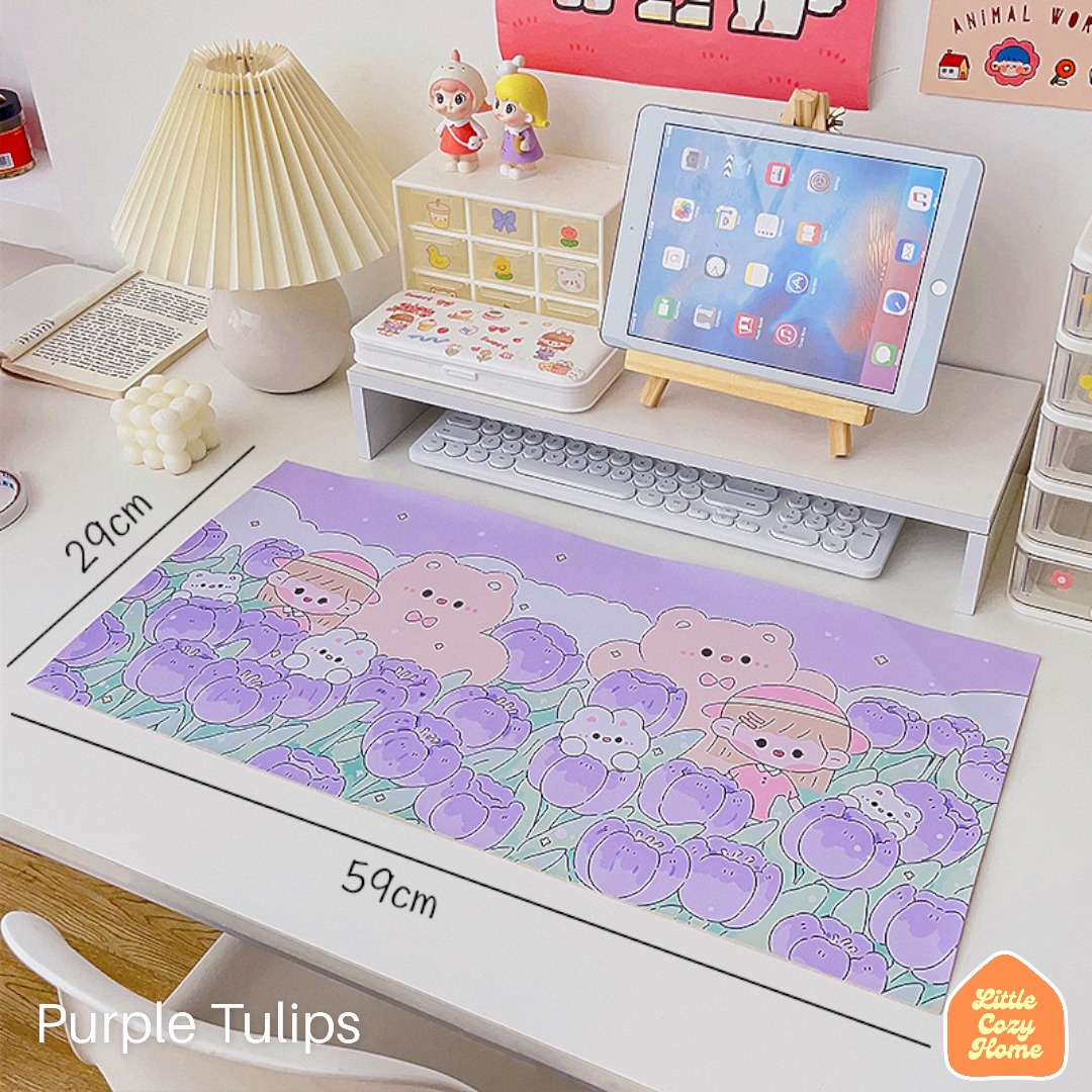 Chibi Desk Pad Motif Character / Desk Mat Karakter / Mouse Pad / Alas ...