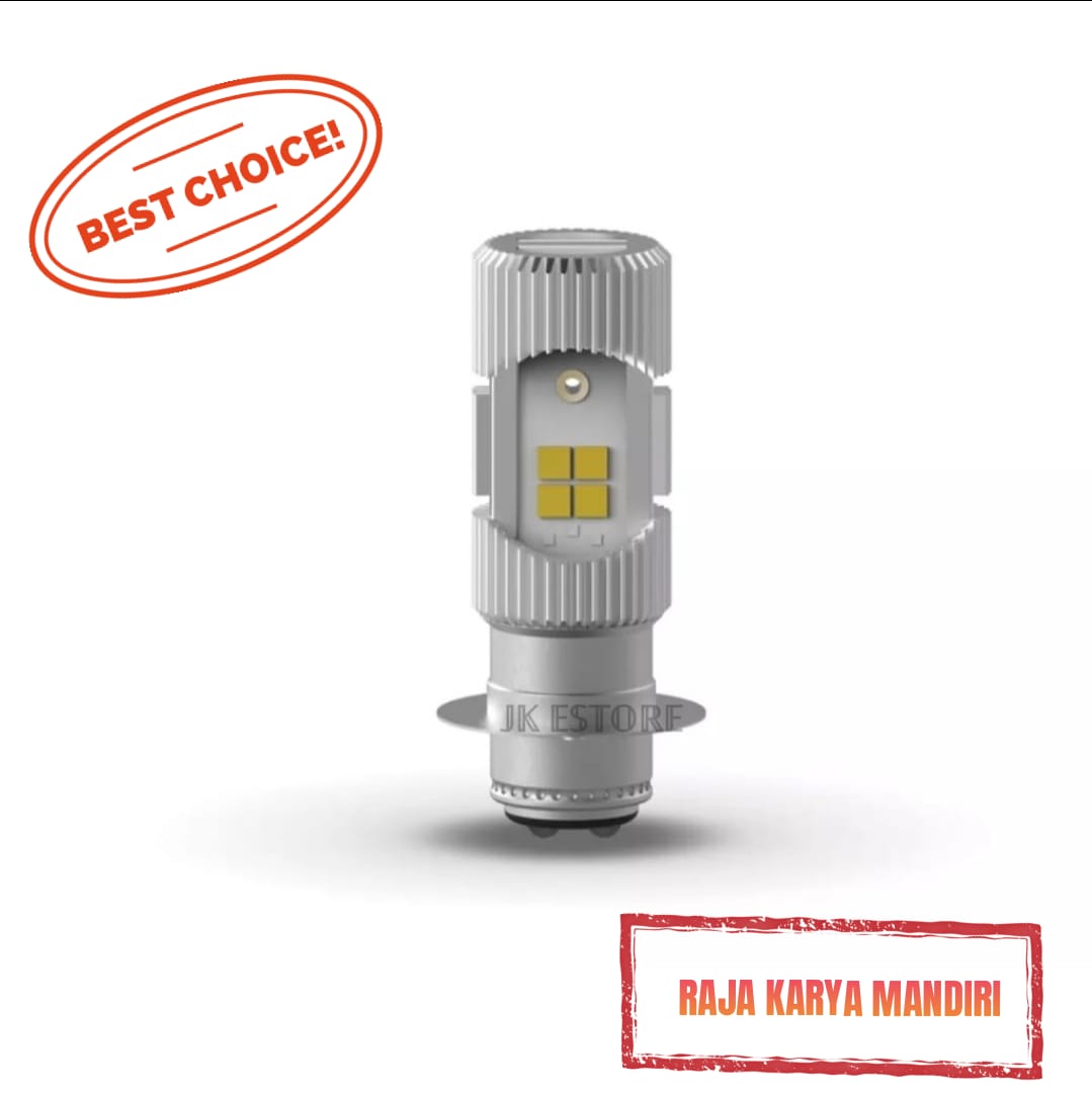 LAMPU LED UTAMA MOTOR H6 TIPE M5 12V DC 6 WATT HI LOO MOTOR BEBEK MATIC ...