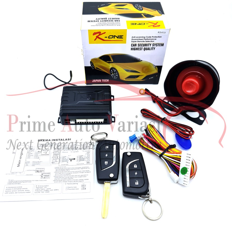 ALARM MOBIL KONE ALARM MOBIL INNOVA REBORN ALARM MOBIL TUK TUK - KDF15 ...