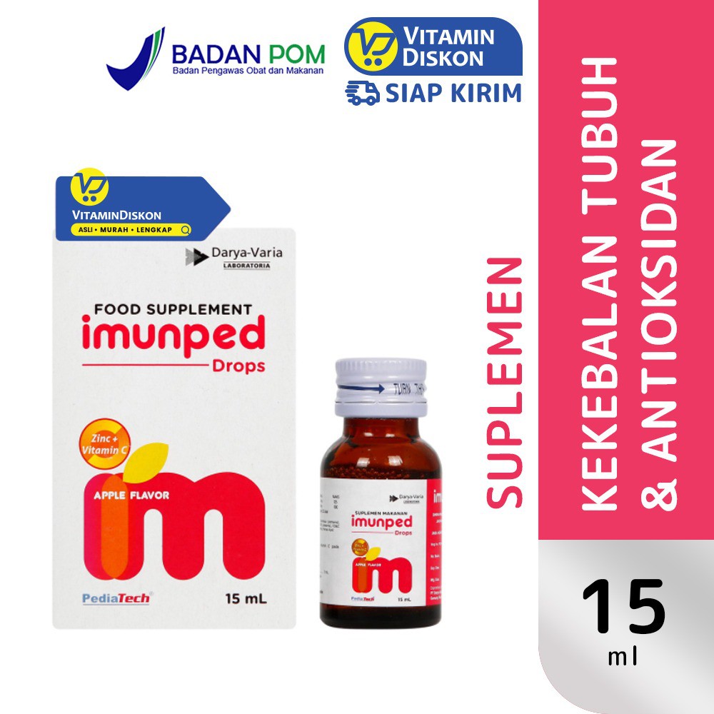 IMUNPED DROPS 15 ML RASA APEL | Lazada Indonesia