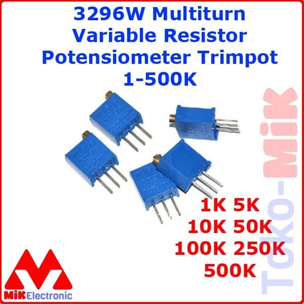 3296w Multiturn Trimpot Trimmer Variable Resistor Potensiometer 1 500k Lazada Indonesia