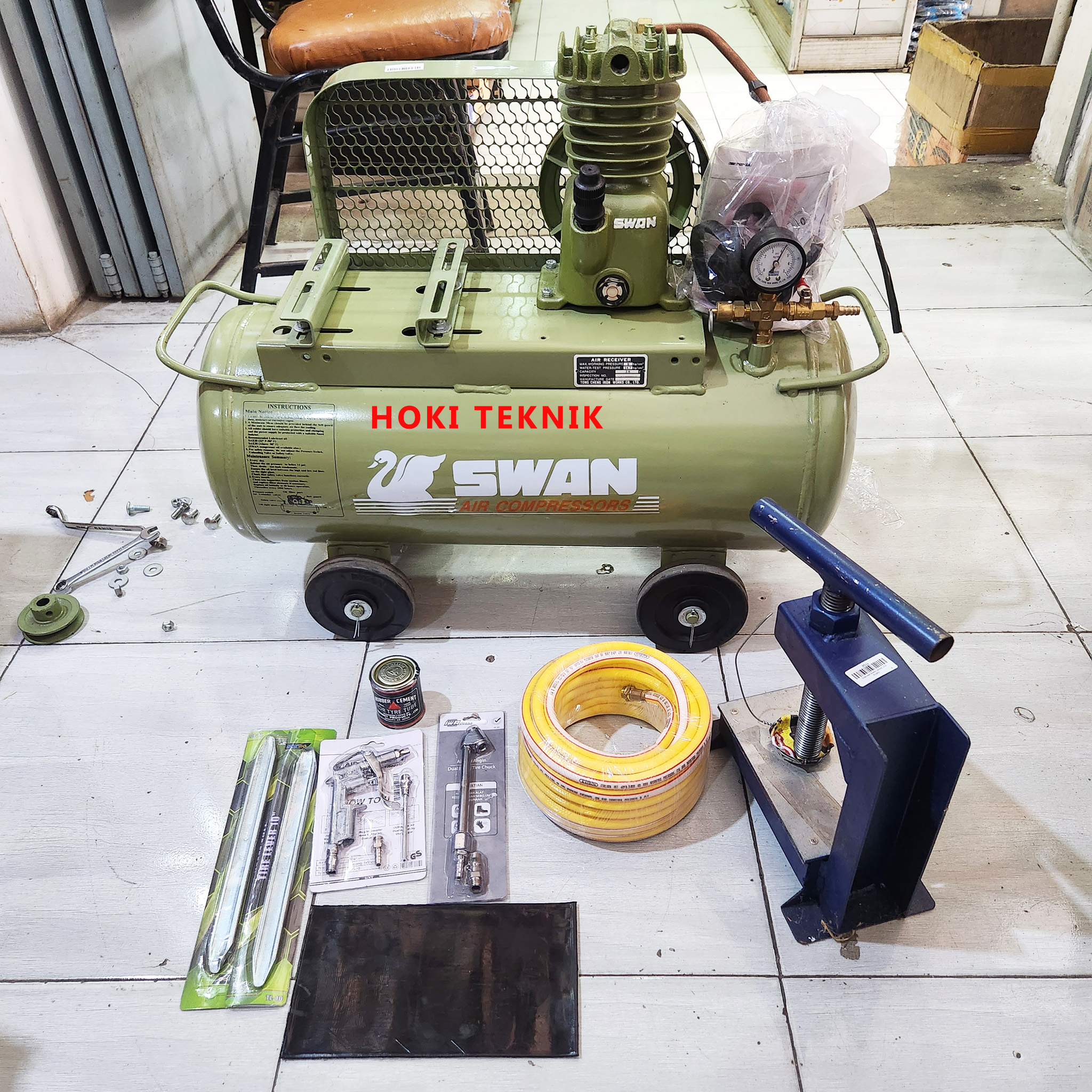 Paket Tabung Kompresor SWAN 1/4 HP Tanpa mesin Penggerak | Lazada Indonesia