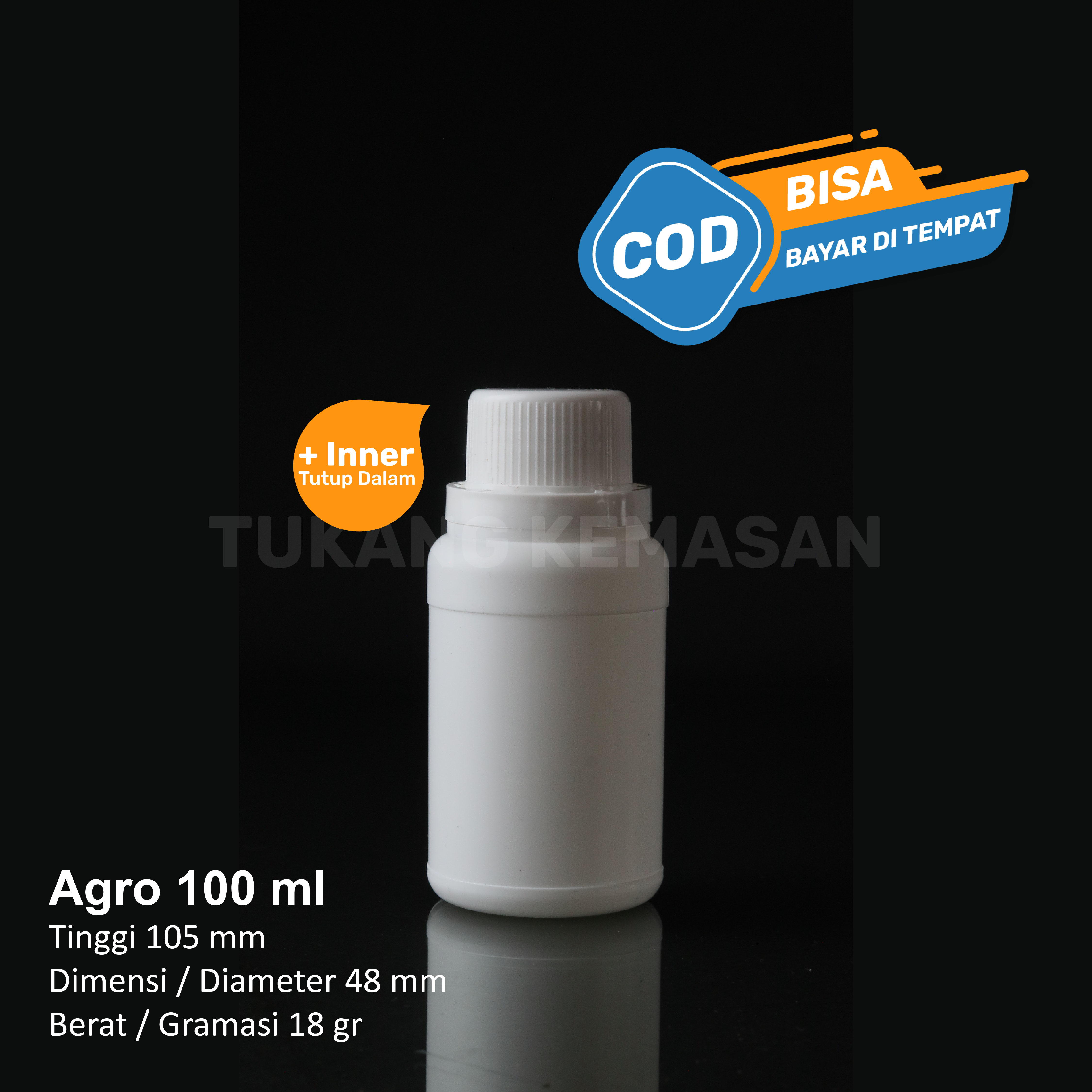 Botol Agro 100 ml Kemasan Kimia | Lazada Indonesia