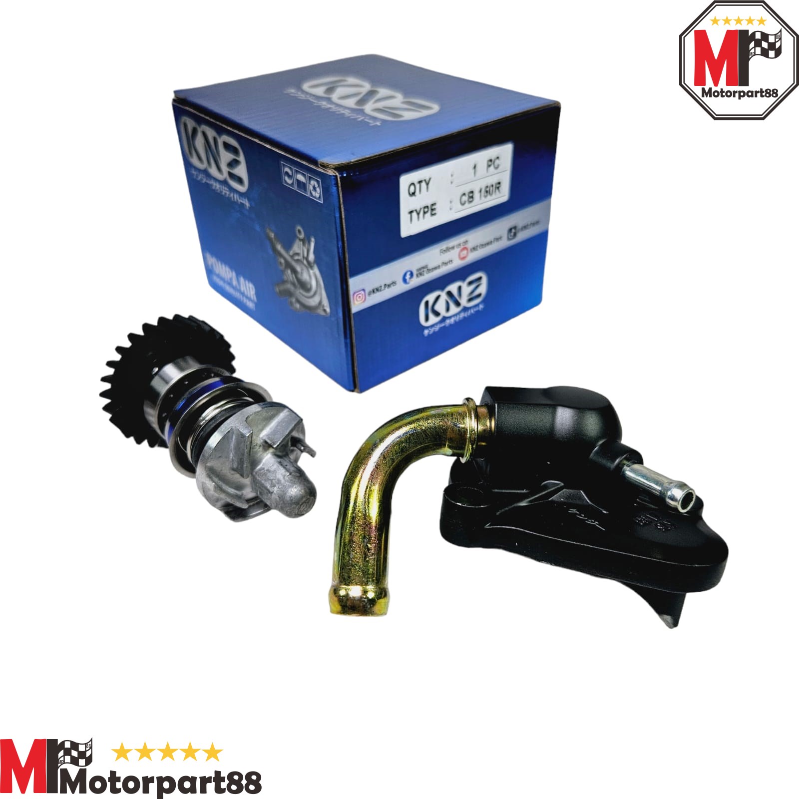 WATER PUMP POMPA AIR RADIATOR DAN TUTUP CB 150R CBR 150 R K15 KNZ ...