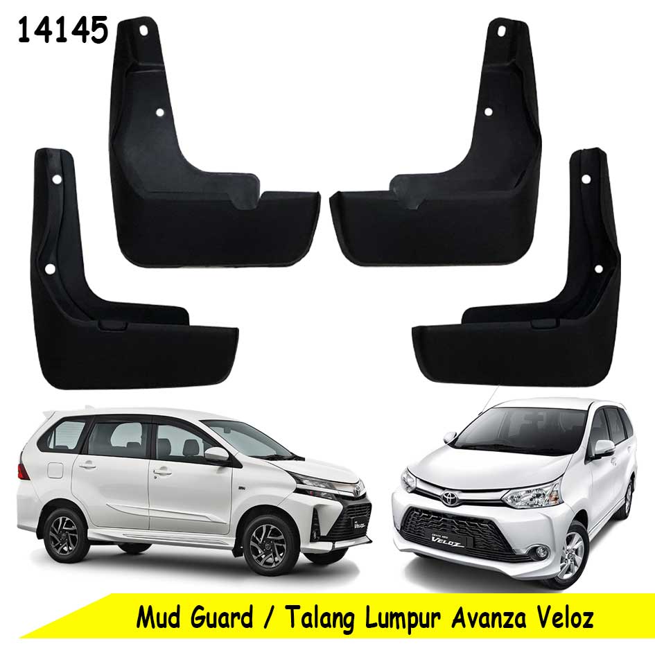 Mudguard Avanza Veloz Karet Lumpur Talang Lumpur Spakbor Roda Mud Guard ...
