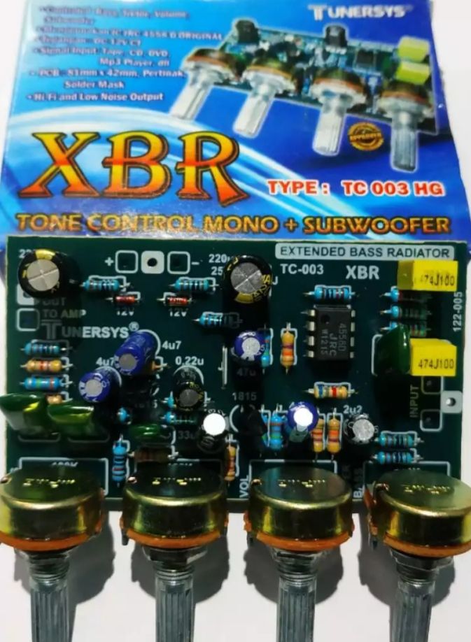 XBR TONE CONTROL MONO PLUS SUBWOOFER TUNERSYS PER BIJI | Lazada Indonesia
