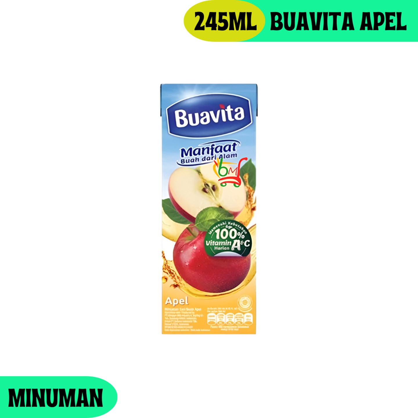 Buavita Apel Minuman Buah dari Alam dengan Buah Berkualitas dan ...