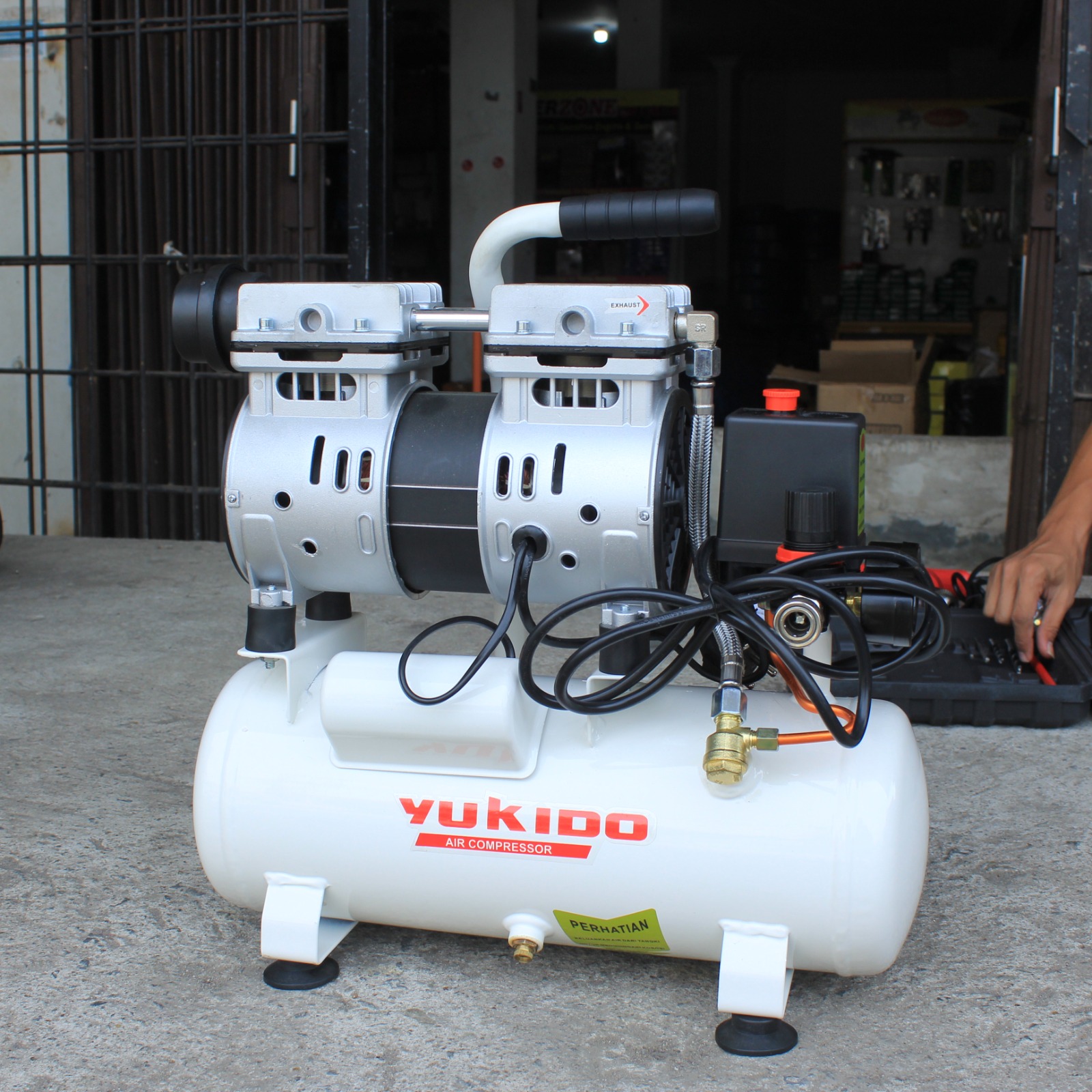 PROMO PAKET LENGKAP!!Lakoni Compressor 3/4HP / Kompresor listrik IMOLA ...