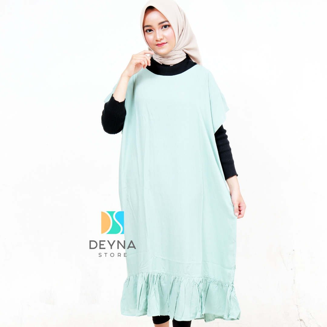 DASTER RUFFLE PREMIUM VIRAL KEKINIAN Polos Kekinian LD 120 All Size ...