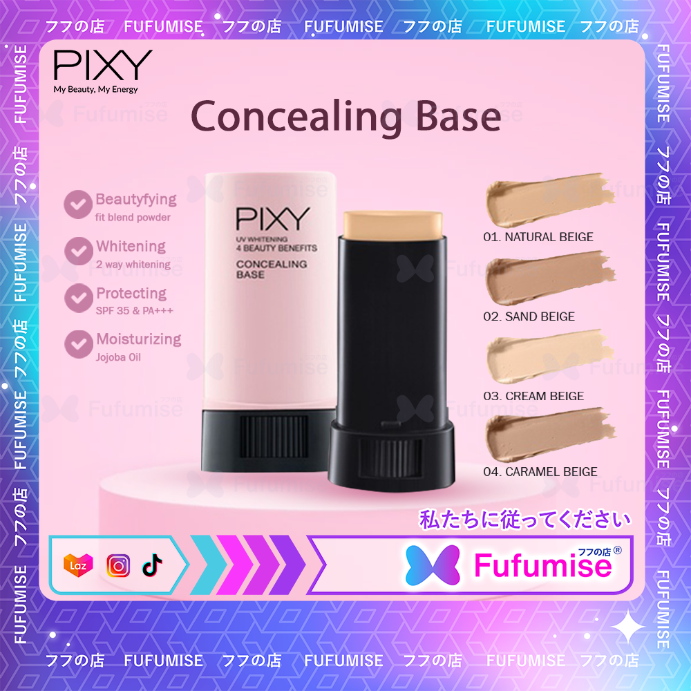 PIXY Concealing Base 9g UV Whitening 4 Beauty Benefits concealer stick BPOM Lazada Lazada Indonesia
