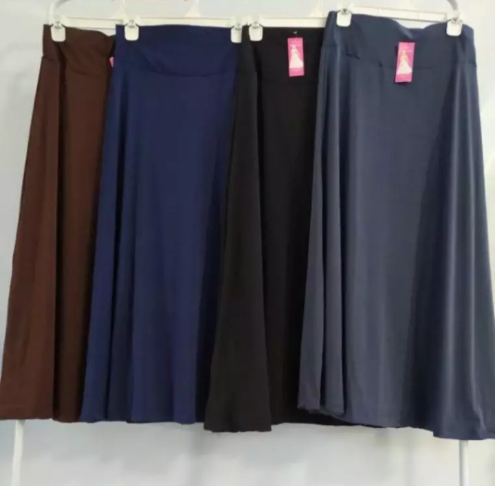 ROK MAYUNG JERSEY JUMBO XL - XXL / ROK BAWAH LEBAR BAWAH TERANYAR / ROK ...